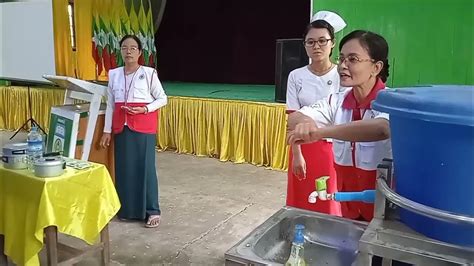ပြင်းထန်ဝမ်းပျက်ဝမ်းလျှောရောဂါအကြောင်း ဟောပြောပြီး လက်ဆေးနည်းနှင့် ဓာတ