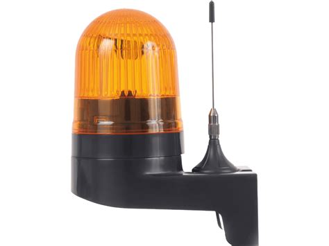 Feu Clignotant Led Jaune Avec Support Mural Proautomatismes24