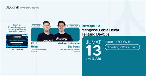 Dicoding Developer Coaching 79 Devops Devops 101 Mengenal Lebih