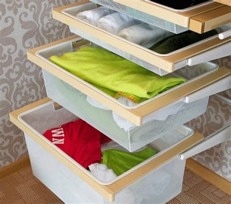 Системы хранения вещей для гардеробной: ассортимент брендов Ikea, Elfa ...