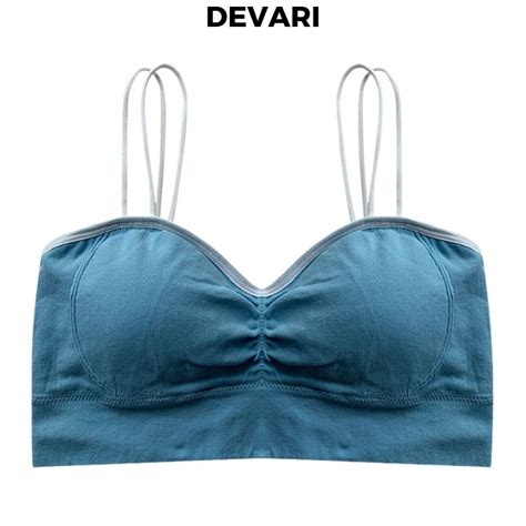 High Quality Cotton Rimless Bra With Soft Thin Foam Padding Hugging