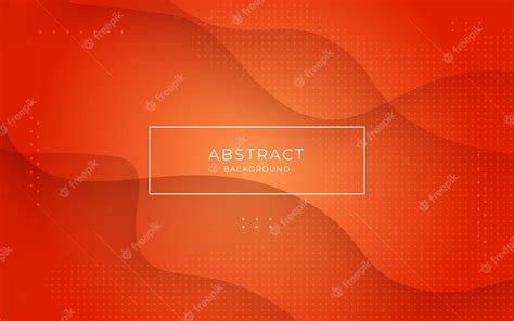Premium Vector Minimal Abstract Orange Gradient Color 3d Look With Simple Shape Illustration
