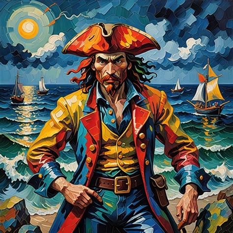 The Jester Leading Pirate Gang Jester Pirate Leads Swashb