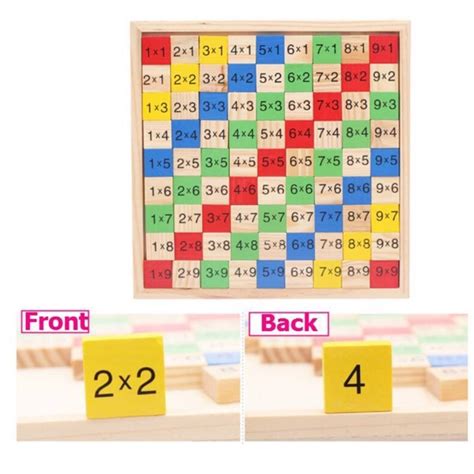 Wooden Multiplication Table Ready Stock Shopee Malaysia