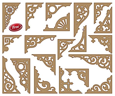 92 Scroll Saw Shelf Bracket Patterns Layout
