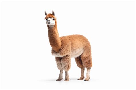 Premium Ai Image A Llama With A White Background