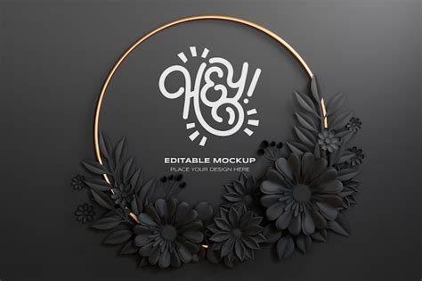 Premium Psd Spring Floral 3d Background