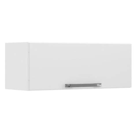 Armário De Cozinha Aéreo Itatiaia Aço Florença Porta Horizontal Branco Neve Leroy Merlin