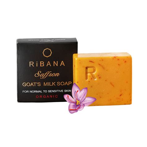 Ribana Saffron Goats Milk Soap 110gm Bd
