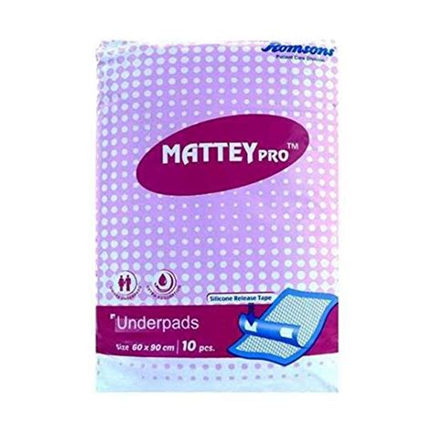 Buy Romsons Dignity Mattey Pro Underpad 60 X 90 Gs 8418 Pack Of 10