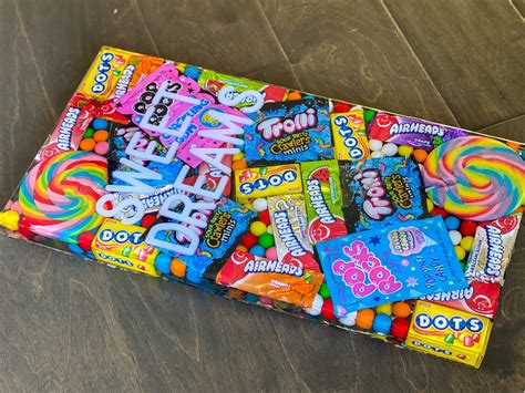 Candy Wall Art Custom Order 18”x9” Resin Candy Art Etsy