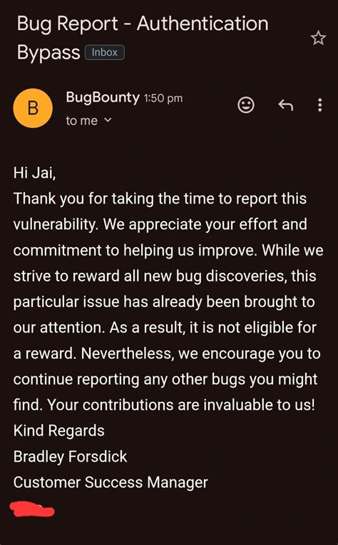 Jai Girawale On Linkedin Duplicate Bug Vdp Bugcrowd Bugbounty Vapt Hunting Security