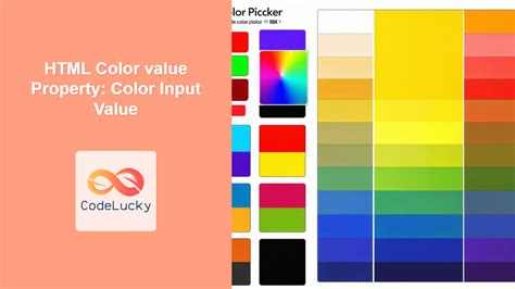 Html Color Type Property Color Input Type Codelucky