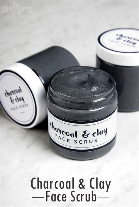 Cleansing Charcoal Facial Scrub Diy Teach Soap