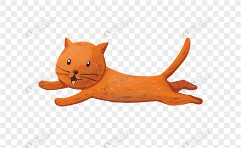 奔跑的小猫元素素材下载 正版素材400230370 摄图网