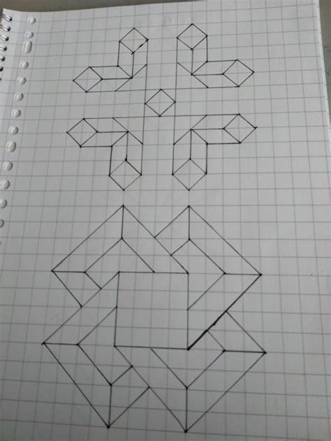 Geometric Drawing On Graph Paper