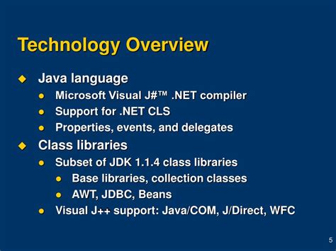 Ppt Microsoft Visual J Net Tony Goodhew Product Manager Visual J