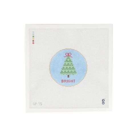 Squiggle Tree Canvas Kc Needlepoint