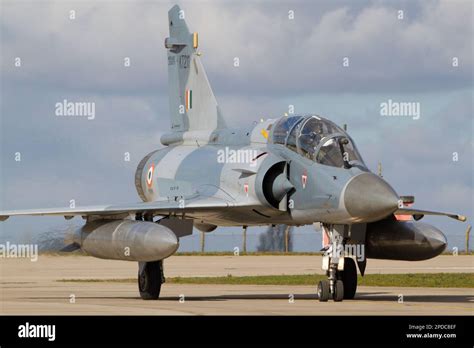 Indian Air Force Mirage 2000Ti en train de rouler à la RAF Waddington