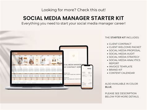 Social Media Portfolio Template Portfolio Template For Etsy