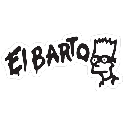 El Barto Sticker By Samuartshop In 2025 Vinyl Decal Stickers Vinyl Hydroflask
