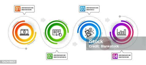 보고서 다이어그램 읽기 명령 및 인터넷 다운로드 아이콘 세트 결제 방법 기호입니다 벡터 교사 교육 관련 직업에 대한 스톡 벡터 아트 및 기타 이미지 Istock