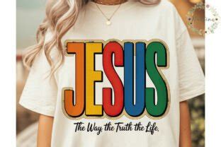 Jesus The Way Truth Life Png Clipart Graphic By Nastine · Creative Fabrica