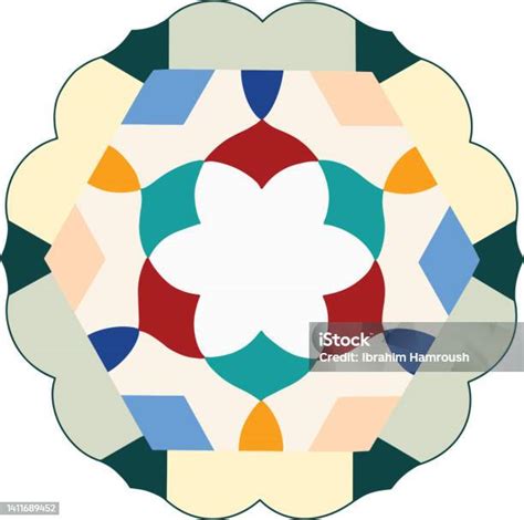 전통적인 아랍 꽃 장식품 이슬람 디자인 장식 요소 벡터 일러스트 레이 션 0명에 대한 스톡 벡터 아트 및 기타 이미지 0명 건축 골동품 Istock