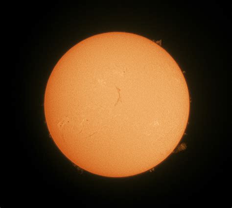 Sole H Alpha Coelum Astronomia