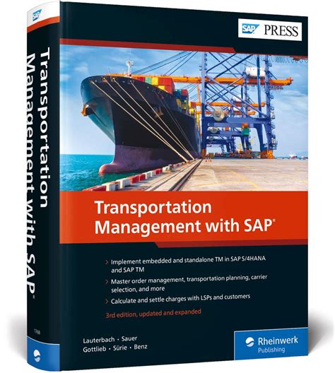 transportation management with sap s 4hana 3rd edition sap press