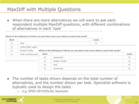 Introduction To Maxdiff Scaling Of Importance Parametric Marketing Slides Pptx Computer