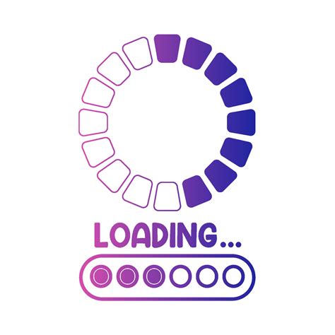 Progress Loading With Circular Loading Illustration 36416996 Vector Art