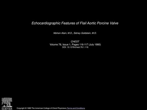 Echocardiographic Features Of Flail Aortic Porcine Valve Ppt Download