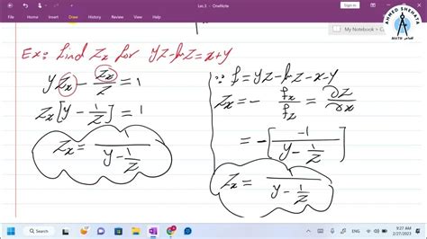Calculus 2 | Lec.3 | Applications of Partial Derivatives - YouTube
