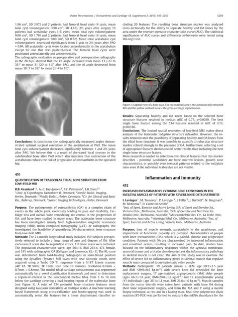 Pdf 451 Quantification Of Trabecular Tibial Bone Structure From Low