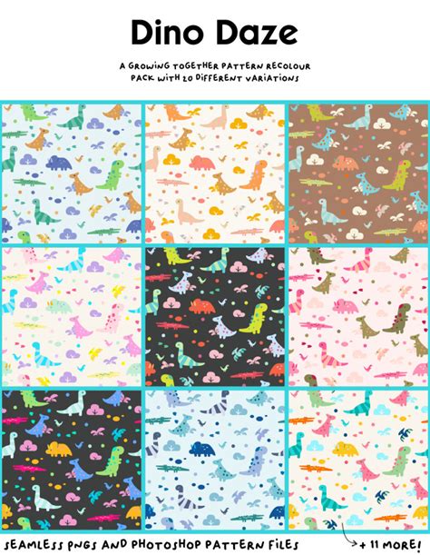 Dino Daze Patterns So With The New Items From The Latest Pack So Too