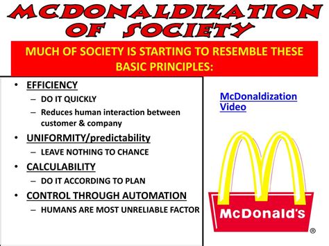 Ppt Mcdonaldization Explained Powerpoint Presentation Free Download
