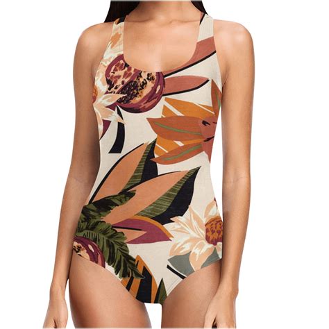 Bigersell Slimming One Piece Swimsuits For Women Summer Nylon Cheeky