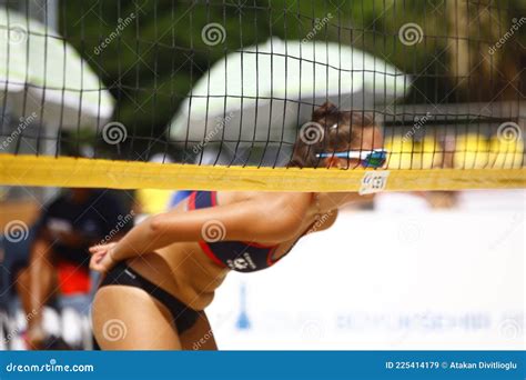 U20 Beach Volleyball European Championships 2021 Editorial Stock Image