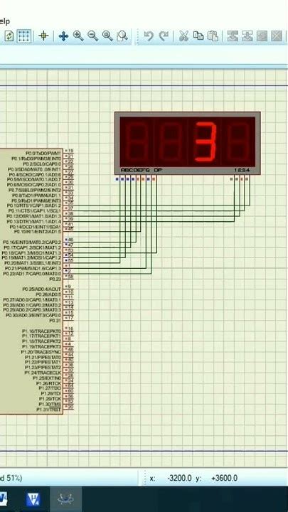 7 segment display interface with lpc2148 youtube