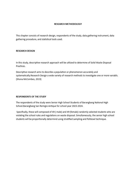 Research Method Wps Office Pdf