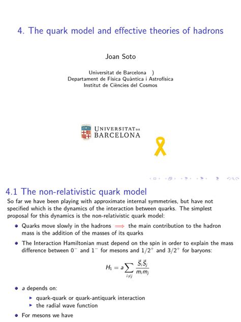 4 Quark Model Eft Pdf Hadron Quark