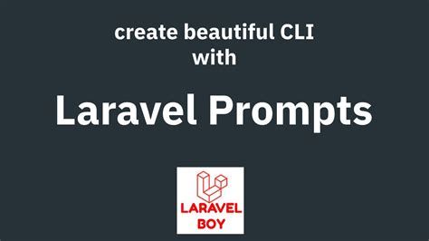 laravel prompts create beautiful cli apps freepalestine youtube