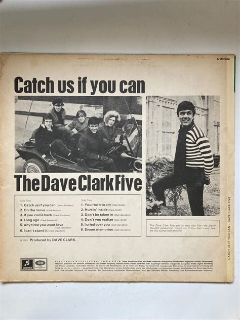 The Dave Clark Five Catch Us If You Can 1965 German 1st