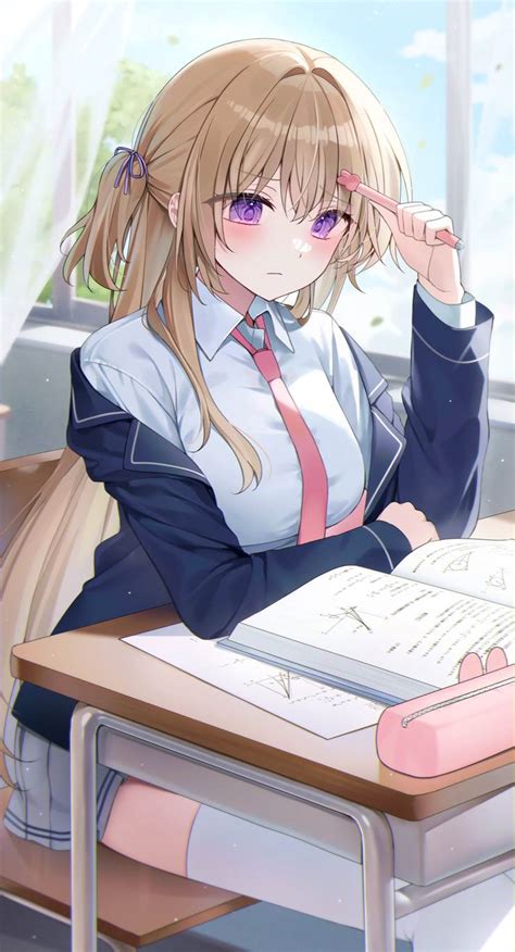 女高中生 长发 女孩 美少女图片 尺寸 x BoBoPic