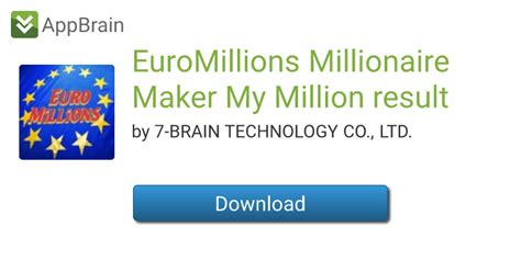 Euromillions Millionaire Maker My Million Result For Iphone Free App