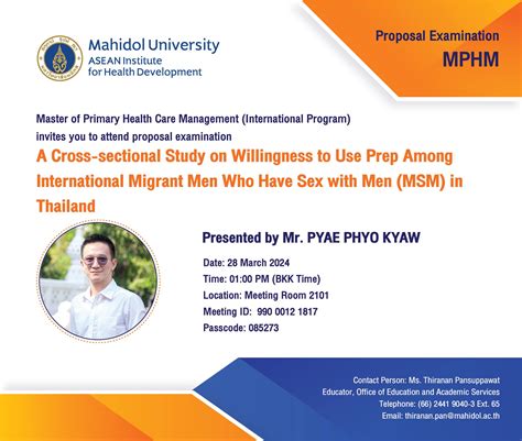You Are Invited To Attend The Proposal Examination 🎯 Title A Cross
