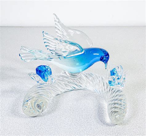 Murano Blown Glass Bird Sculpture For Sale At Pamono
