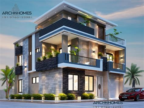 Beautiful Corner Elevation Design