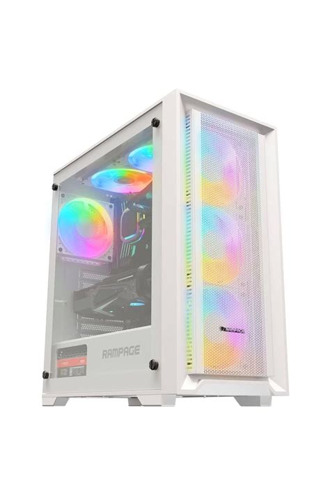 Rampage Voyager 750w 80 Bronze Beyaz 4rgb Auto Fan Atx Mid T Gaming